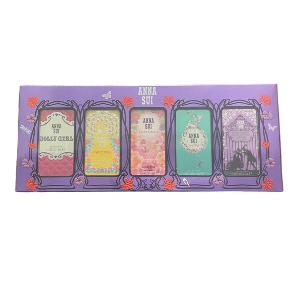 Anna Sui | Other | Anna Sui Miniature Collection 5 Pc Set For Women ...